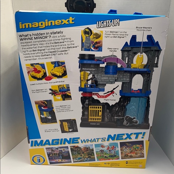Fisher-Price | Toys | Dc Super Friends Imaginext Wayne Manor Batcave ...